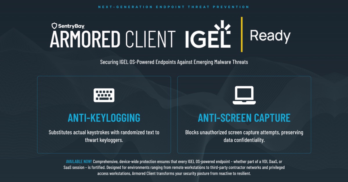 Armored Client For IGEL - SentryBay